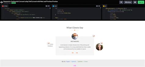 CSS Testimonial Code Examples WebTopic