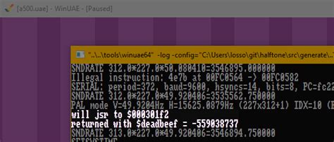 Printf Style Debugging In Winuae