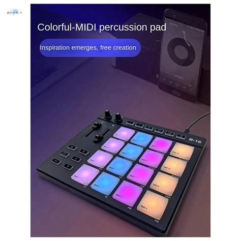 B16 Midi Keyboard Percussion Pad สําหรับเพลง Productio Dj Controller Arranger ใช้งานง่าย