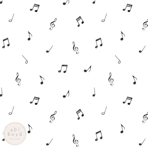 Music Notes Seamless Pattern Musical Notes Repeating Pattern
