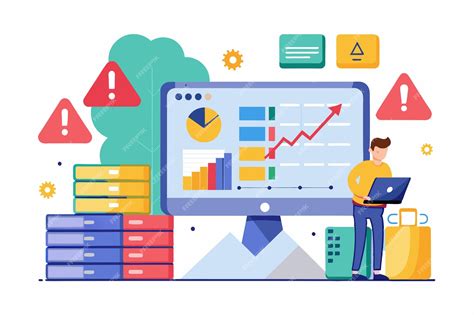 A Person Reviews Graphs Indicating Error Trends In A Data Input Process While Using A Laptop