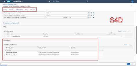 Unable To Add Email Template To Flexible Workflow Sap Community