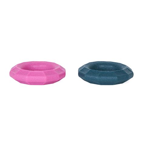 Zippytuff Ring Small 2 Pack Emerald And Magenta Zippypaws