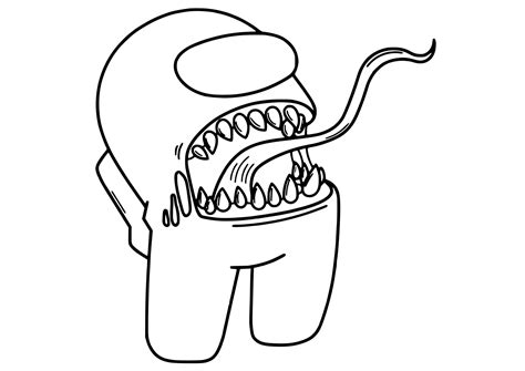 Among Us Mario Coloring Pages Printable