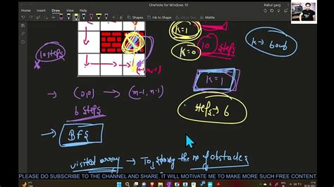 1293 Shortest Path In A Grid With Obstacles Elimination Easiest