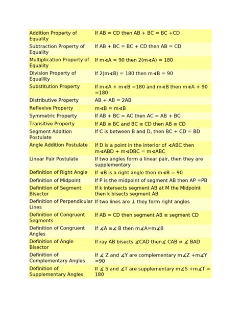 Addition Property Of Equality Pdf
