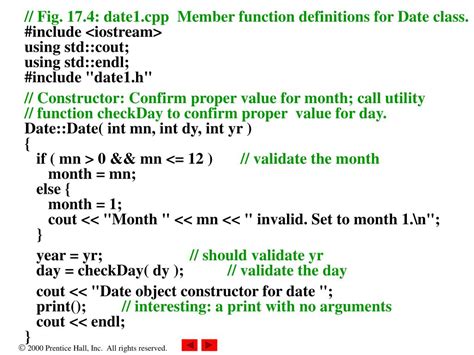 PPT Chapter 17 C Classes Member Objects PowerPoint Presentation ID 3558241