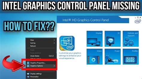 Intel Graphics Control Panel Intel® Graphics Control Panel For