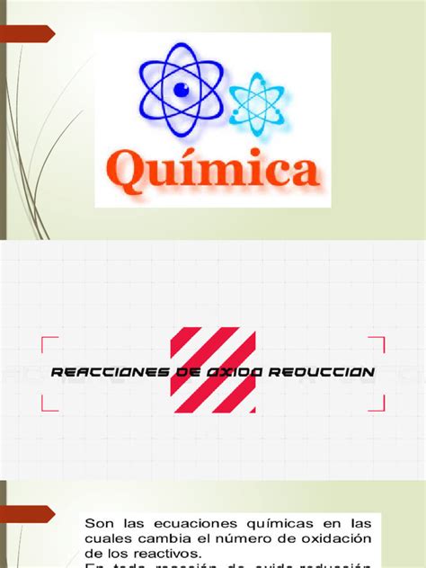 Oxido Reduccion Pdf