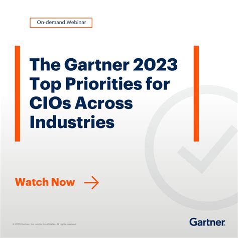Emily T Dillon On Linkedin The Gartner 2023 Top Priorities For Cios Across Industries