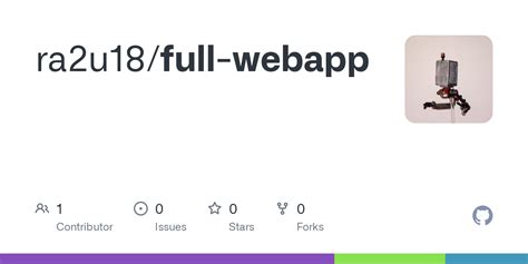 github ra2u18 full webapp