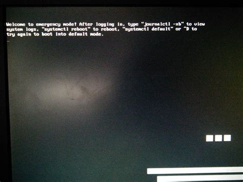 Linux Pi Goes To Emergency Message When Trying To Boot From Pi Hard Drive Can I Make It