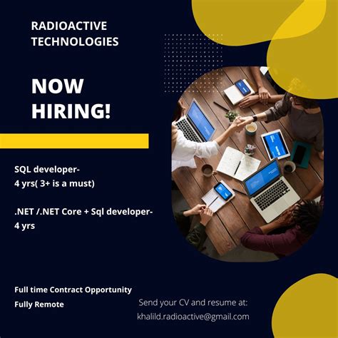 Radioactive Technologies Posted On Linkedin