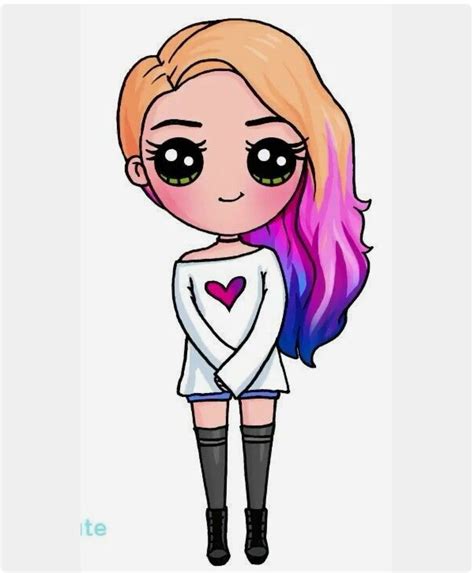 Disegni Da Colorare Kawaii Ragazze Da Stampare Disegni Di Kawaii