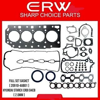 Full Set Gasket Hyundai Starex Crdi D4cb 20mm Graphite Replacement