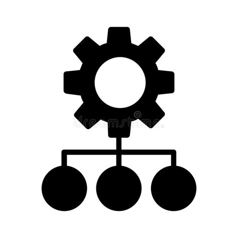 Function Settings Icon Vector Set Editable Illustration Sign Collection Automated System