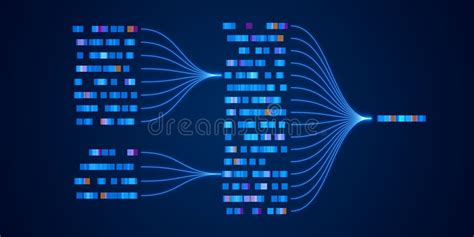 Data And Ai Concept With Big Data Neural Networks And Machine Learning Flow Futuristic