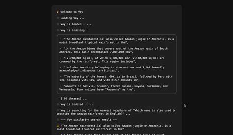 daw chih liou on linkedin vectordatabase llm wasm rust npm voy