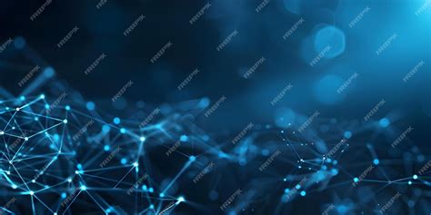 Global Data Connection Cyber Grid Abstract Tech Background With Quantum