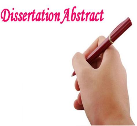 How To Write An Abstract For A Dissertation