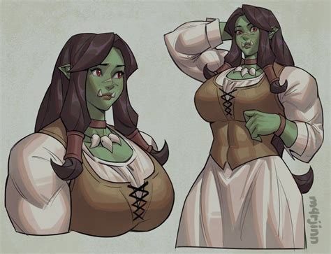Mihail Dava Mihaildava Twitter Orc Feminino Personagens Dnd Ideias Para Personagens