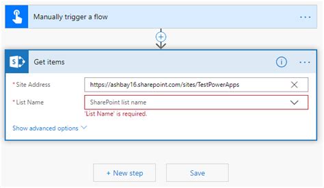 Using The Sharepoint Getitems Action In Flow