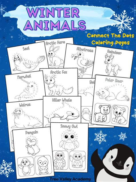 Winter Animals Color By Code Feelings And Emotions Sel Penguin Coloring
