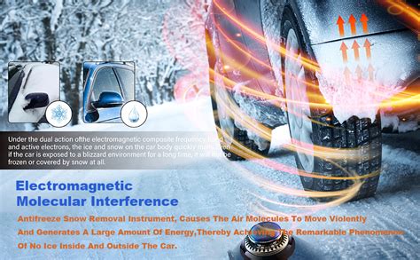 Electromagnetic Molecular Interference Antifreeze Snow Removal Instrument Vehicle