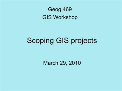Ppt Examples Of Gis Projects Powerpoint Presentation Free Download Id515110
