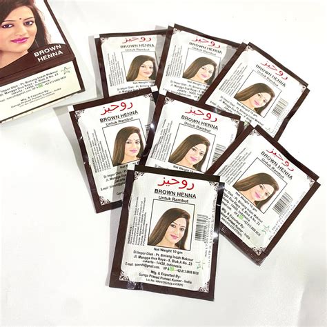 Jual Henna Pewarna Rambut Per Sachet 10 Mg Shopee Indonesia