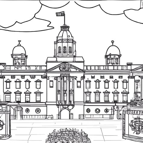 Palace Coloring Sheet