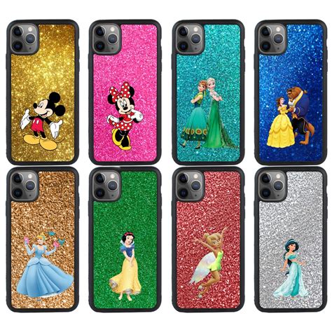 Princess Glitter Effect Phone Case For Iphone 6 7 8 11 12 13 14 15