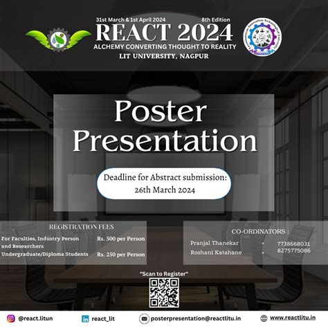 React Lit University Nagpur On Linkedin Greetings From React24 Showcase Your Innovations At