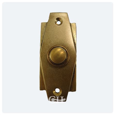 Croft 7015 Art Deco Door Bell Push In Brass Bronze Nickel Chrome From