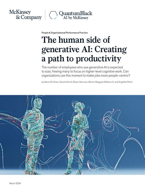 The Human Side Of Generative Ai Creating A Path To Productivity Pdf Artificial Intelligence