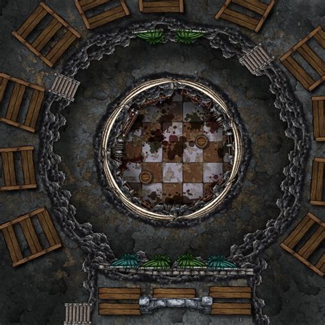 Dnd Pit Battle Map