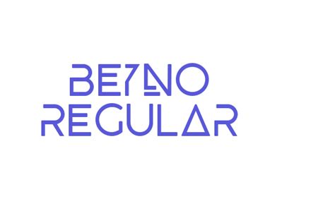 Beyno Regular Font Free Download