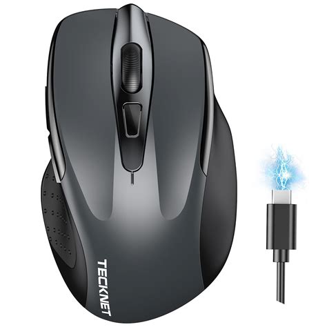 TECKNET Wireless Mouse BT G Rechargeable DPI Silent Mouse Buttons Bluetooth