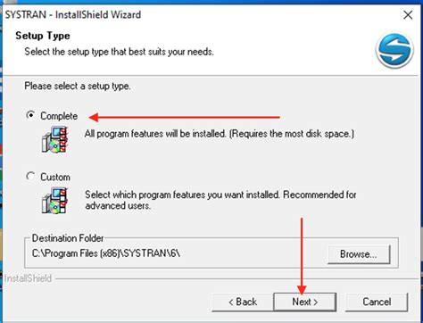 install and uninstall systran 6 translator on windows