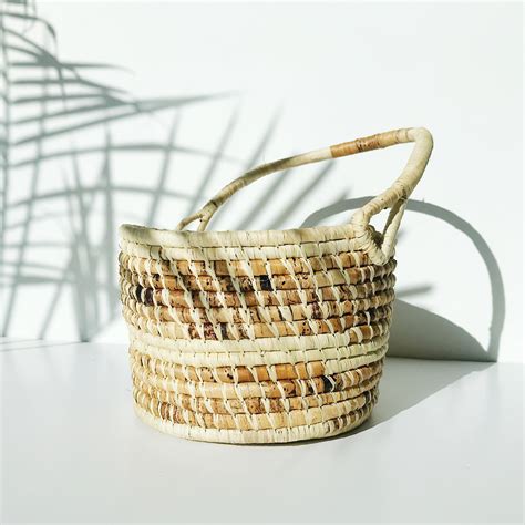 Natural Grass Woven Easter Basket
