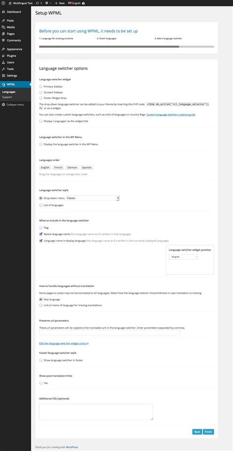 Creating A Multilingual Site With Wpml Maddison Designs