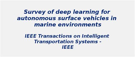 Autonomous Surface Vehicles In Marine Environments S Logix