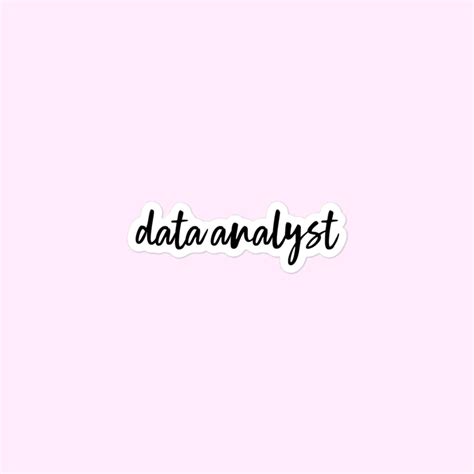 Data Analyst Stickers Data Analytics Marketing Bubble Free Stickers