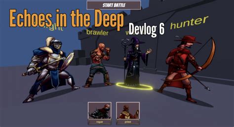 echoes in the deep devlog 6 party selection