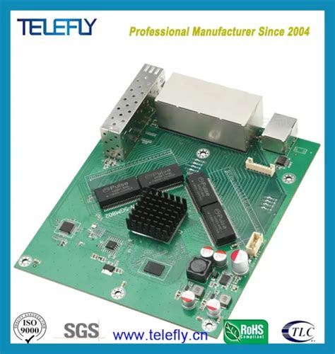 8 Port Gigabit Industrial Managed Network Switch Module Group Poe Ethernet Motherboard Pcb Pcb