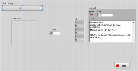 How To Use Lvoop And Subpanels For A Clean Front Panel Ni Community