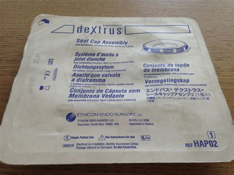 New Ethicon Hap02 Endopath Dextrus Seal Cap Assembly X Disposables