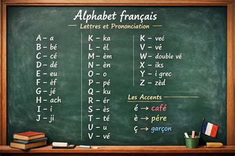 Alphabet Français Lettres Et Prononciation French Alphabet For