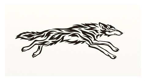 Tribal Wolf Wallpapers Wallpaper Cave