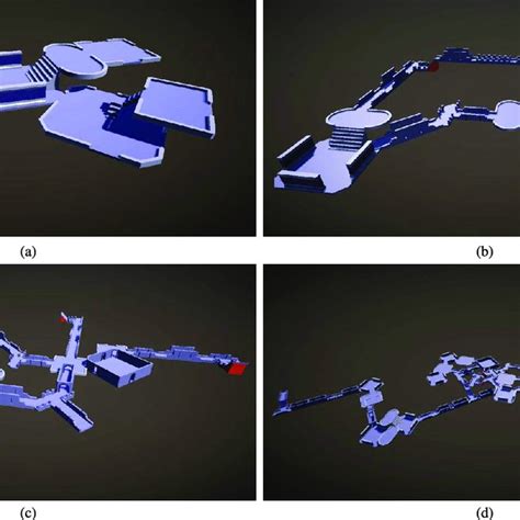 Example Maps Created Under The Artistic Scene In The Unity Prototype